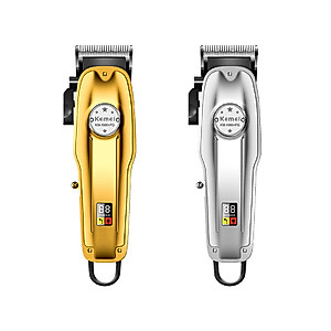 KEMEI Mens Hair Clipper Cord Cordless Clippers Hair Trimmer Beard Professional Haircut Kit for Men Rechargeable LED Display & Corded Rechargeable Grooming Kit KM-1986PRO