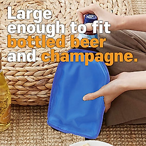 Wine Cooler | Bottle Cooler Fits 750ml and 1.5L Bottle | Wine Chilling Sleeves Ideal For Champagne Wine and Beer(2Pack)