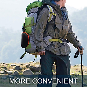 INNOLIFE 3 PCS Large Size Zipper Shell Sunglasses Glasses Case with Plastic Carabiner Hook & 3 PCS Glasses Pouch & 3 PCS Cleaning Cloth（black）