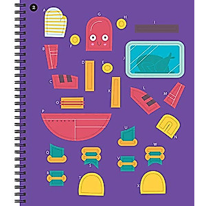 Brain Games - Sticker by Letter: Robots (Sticker Puzzles - Kids Activity Book)