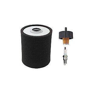 MOTOKU Air Filter Pre Filter Spark Plug Tune-Up Kit for Yamaha 1985-1994 G2 G8 G9 G11 4 Cycle Stroke Gas Golf Cart