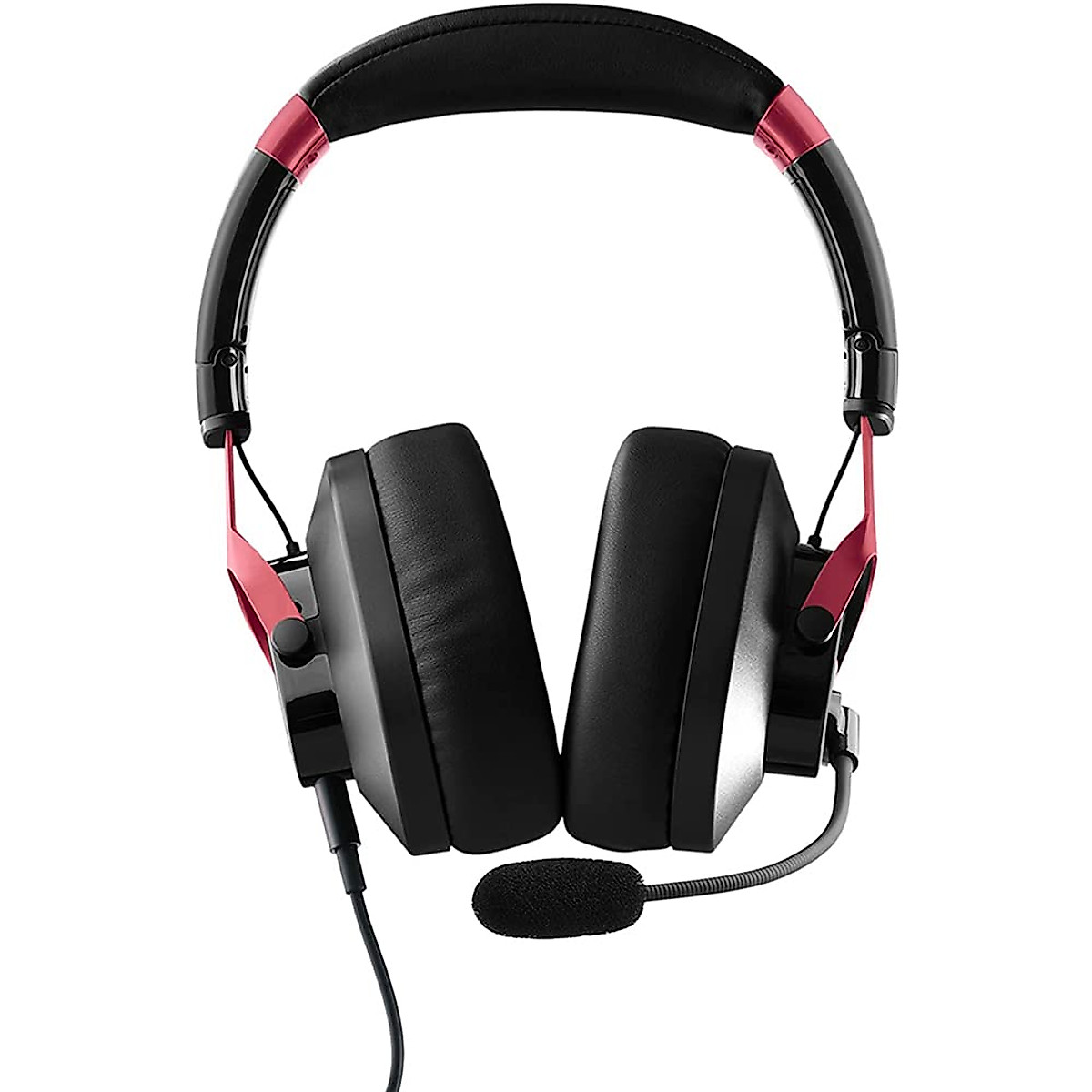 Austrian Audio PG16 Pro Gaming Headset with Microphone (Foldable Gaming Accessories, High Resolution Sound, Memory Foam Ear Pads for Optimal, Detachable 1.4m Cable), Black/Red, One Size