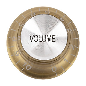 Yootones 6Pcs Speed Control Knobs Plastic Top Hat Style Knobs Compatible with Les Paul Electric Guitar Replacement (Gold)