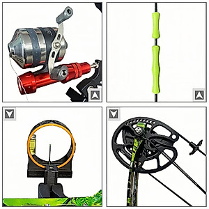 Lanneret Bowfishing Bow Kit 15-45 LBS Shoot Right Handed 2023 New Draw Length 18"~29.5" Fully Adjustable (Camouflage)