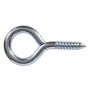 Hillman 320093 .080 x 5/8" Zinc-Plated Small Screw Eye 100-Pack
