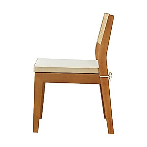 Alaterre Furniture Patio Dining Chairs - Set of 2 Weather-Resistant Stackable Outdoor Chairs with Fade-Proof Cushions - for Deck, Porch, or Sunroom