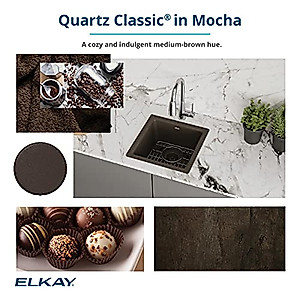 Elkay ELG13322MC0 Quartz Classic Mocha Single Bowl Drop-in Sink
