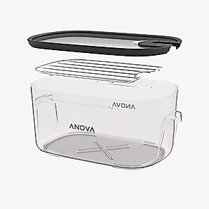Anova Culinary ANTC01 Sous Vide Cooker Cooking container, Holds Up to 16L of Water, With Removable Lid and Rack