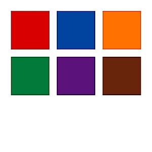 STAEDTLER 30803-SSB6 Pigment Liner Pens - Assorted Colours, 0.3 mm (Set of 6)