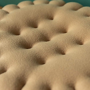 vctops Round Super Soft Comfy Seat Cushion Biscuit Shaped Chair Pad Tatami Floor Cushion for Yoga Living Room Balcony Office (Beige, 20"x20")