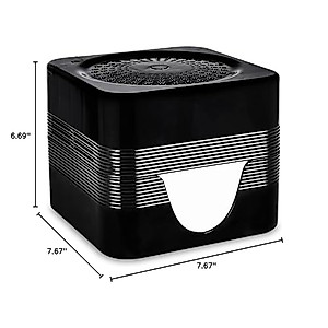 ap airpleasure 2-Pack Water-Based Purifier Air Washer, Air Revitalizer & Fresh Aire Freshener, Air Fresher with 6 LEDs Warm Color Bright Light for Large or Small Rooms