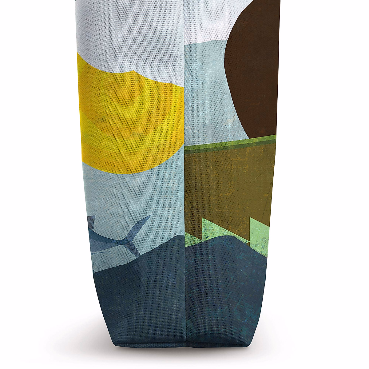 Chocolate Lab On the Lake In A Canoe Meets A Fish Tote Bag