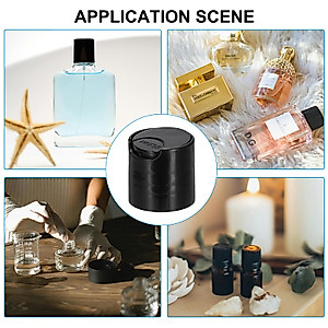 PATIKIL 28/410 Replacement Press Plastic Caps, 48pcs Dispensing Top Cover for Squeeze Shampoo and Lotion Bottles Lids