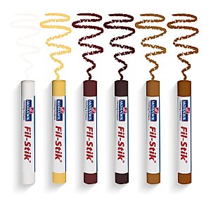 Mohawk Finishing Products Fill Stick (Fil-Stik©) Putty Stick 12 Pk Assortment for Wood Furniture Cabinet Touch-Up- Rub On Semi-Soft Wax Filler Stick (M230-1250)