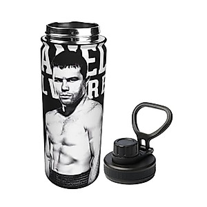 Eevikion Canelo of Alvarez Stainless Steel Insulated Tumbler Sports Water Bottle Hot and Cold Travel Cup 18oz