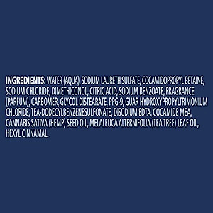 Suave Men 2 in 1 Refreshing Shampoo and Conditioner Tea Tree Hemp Seed To Revitalize and Refresh Hair 28 oz