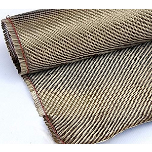 Wang shufang 1pc Basalt Fiber Fabric Cloth 200GSM Twill Weave 13um Diameter (Color : 1mX1m Folded)