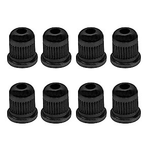 8Pcs Yootones Guitar String Through Body Compatible with Bass Tele Telecaster Style Electric Guitar (Black)