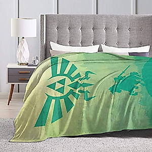 TeeDemon Legend Blanket Ultra-Soft Bedding Skin Friendly Flannel All Seasons for Bedroom Sofa Comfortable Throw Blanket, 80''x60''