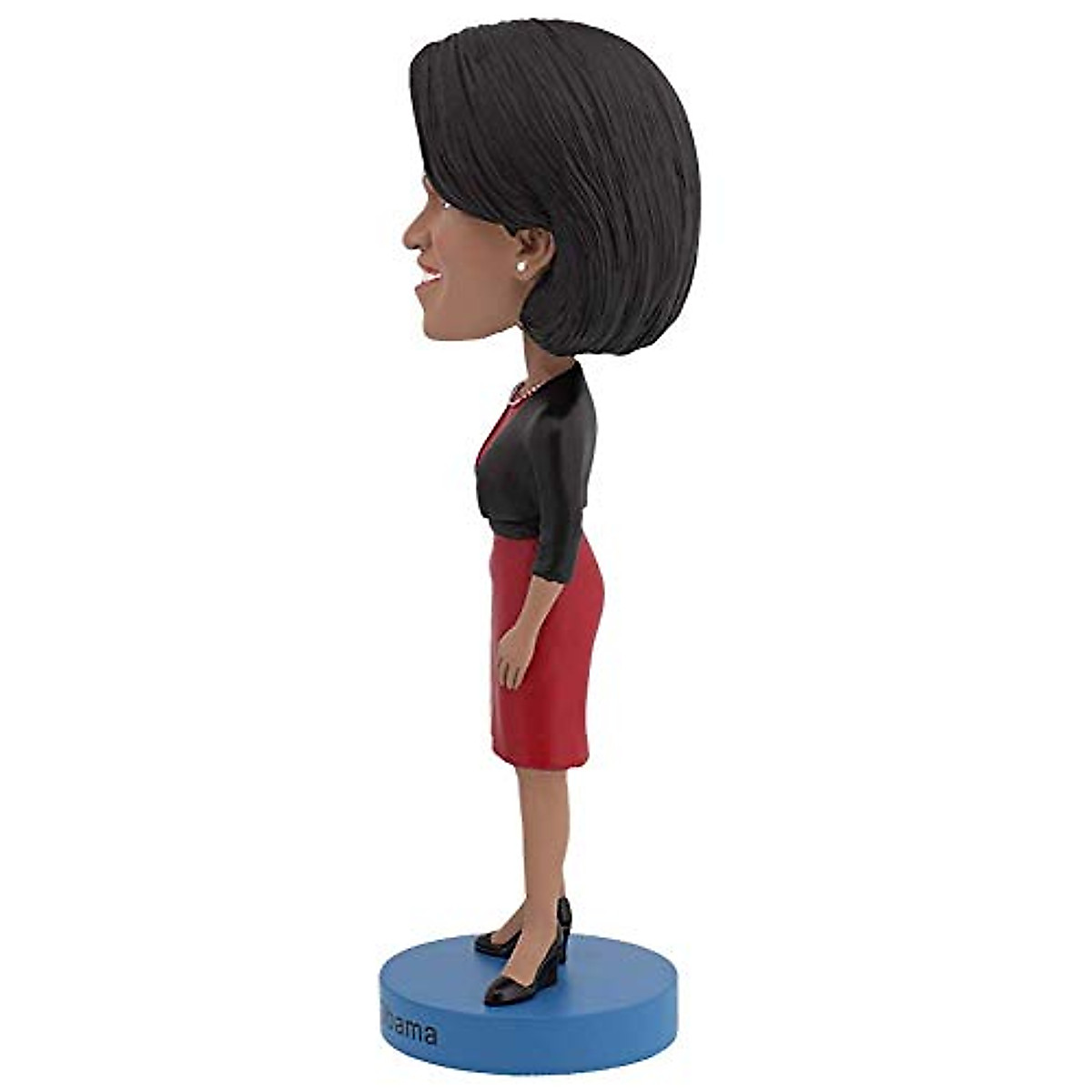 Royal Bobbles Michelle Obama Bobblehead, Premium Polyresin Lifelike Figure, Unique Serial Number, Exquisite Detail