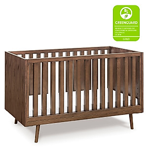 Ubabub Nifty Timber 3-in-1 Crib in Walnut, Greenguard Gold Certified