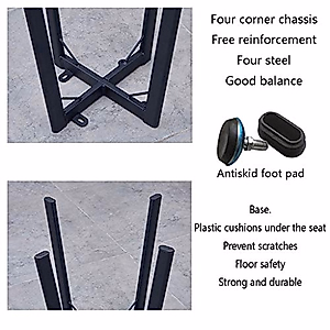 Cjiaxin Round Home Living Room Dining Table 90cm Marble Round Table Simple Office Leisure Table Retro Metal Legs 4 Cotton and Linen Seats Business Hotel Office Reception Room Coffee Shop Dessert Shop