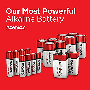 Rayovac Fusion AA Batteries (30 Pack), Double A Alkaline Batteries
