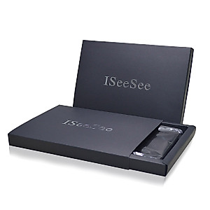 ISeeSee All-new Kindle Paperwhite Water-Safe Fabric Cover (10th Generation-2018),Holding Case PU Leather E-Reader Smart Cover with Auto Sleep/Wake for Amazon All-New Kindle Paperwhite 2018 DarK Blue