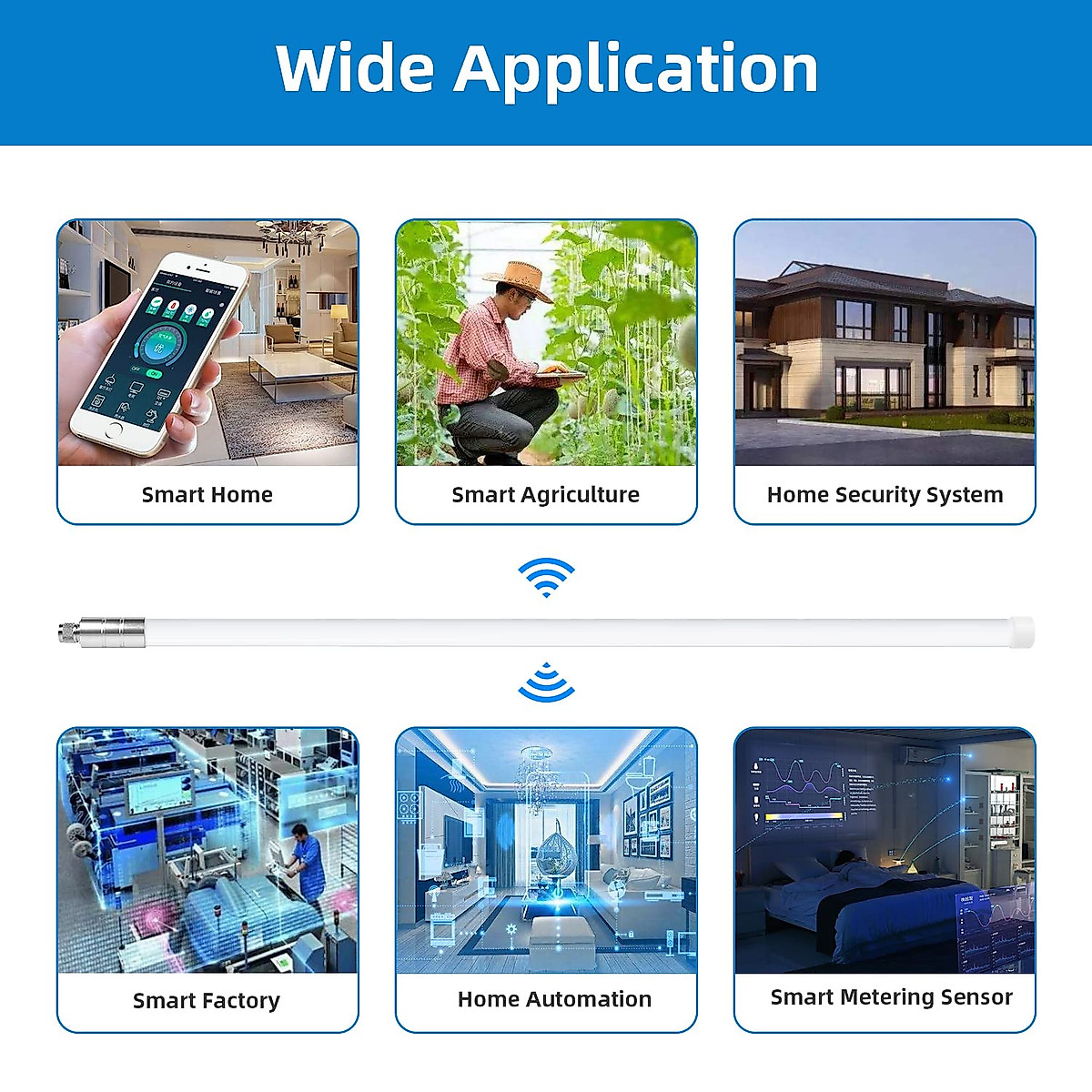 TUOSHI Lora Fiberglass Antenna 915mhz outperforms 5.8dbi Helium Antennas for MNTD RAK V2 Nebra Bobcat 300 Sensecap M1 HNT Helium Hotspot Miner SyncroBit Gateway