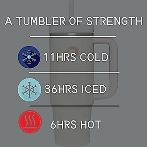 Acuewuja 30oz/890ml Tumbler With Handle, Lid, Straw And Silicone Boot Reusable Double Wall Vacuum 18/8 Stainless Steel Coffee Travel Mug Portable Insulated Beer Cup (Rose Quartz)