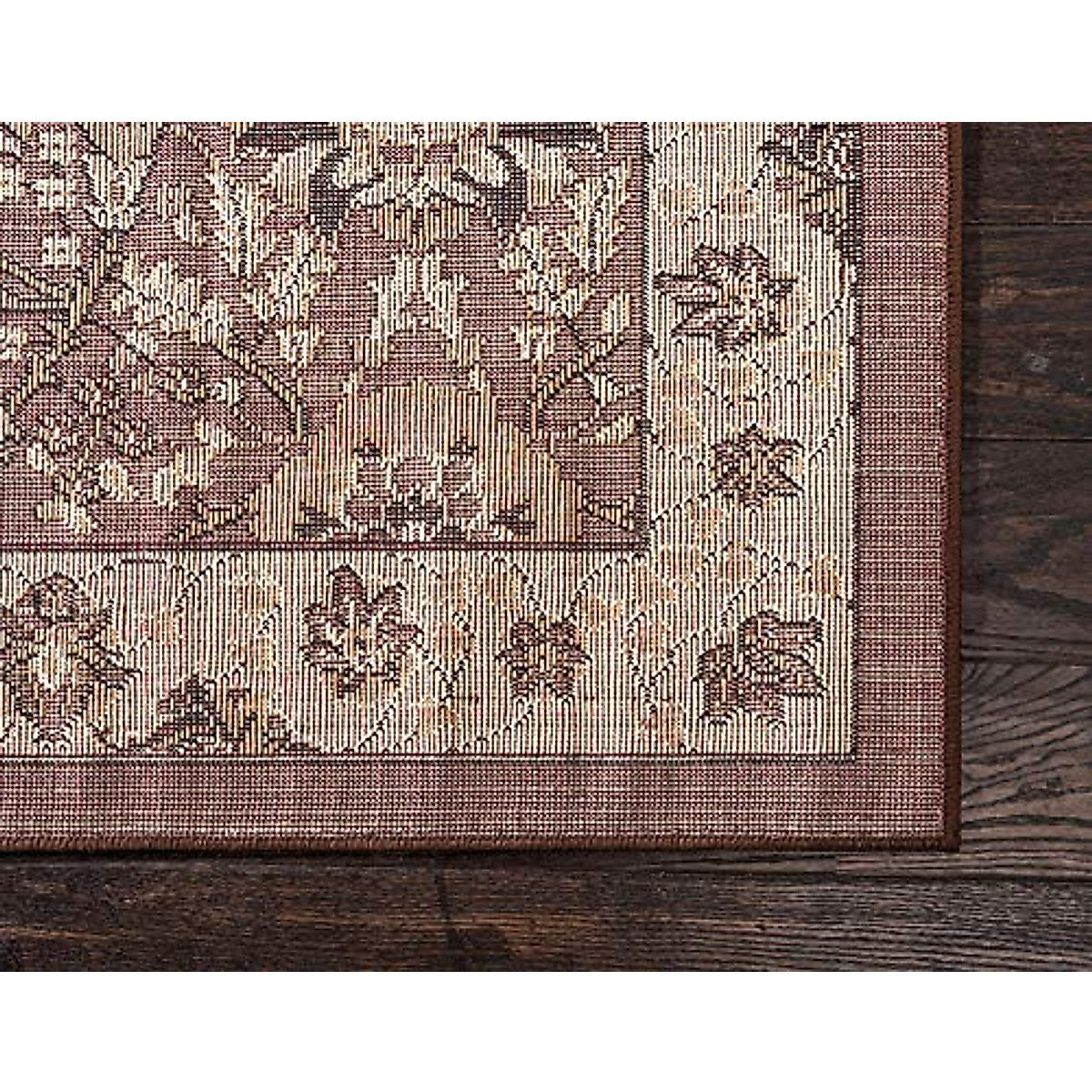 Unique Loom Espahan Collection Traditional Classic Inspired, Intricate Design Area Rug, 10 ft x 13 ft, Brown/Beige