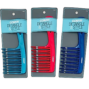 Conair Styling Essentials Style & Detangle Comb 1 ea (Pack of 3)