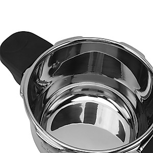 Pressure Cooker, 16cm Safety Valves 304 Stainless Steel and Plastic Electric Pressure Cooker Rapid Heating Pressure Cooker Kitchen Tool for Cooking
