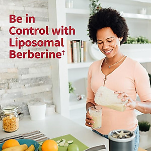 Garden of Life Liposomal Berberine and Chromium Picolinate for Already Healthy Blood Sugar, Glucose Metabolism and Cholesterol—Probiotics for Easy Digestion—Non GMO, Gluten Free, Kosher, 30 Servings