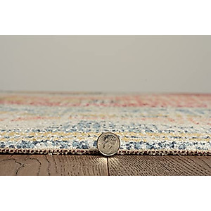 Plateau Moore Ivory & Rust 8' X 10' Area Rug by Linon