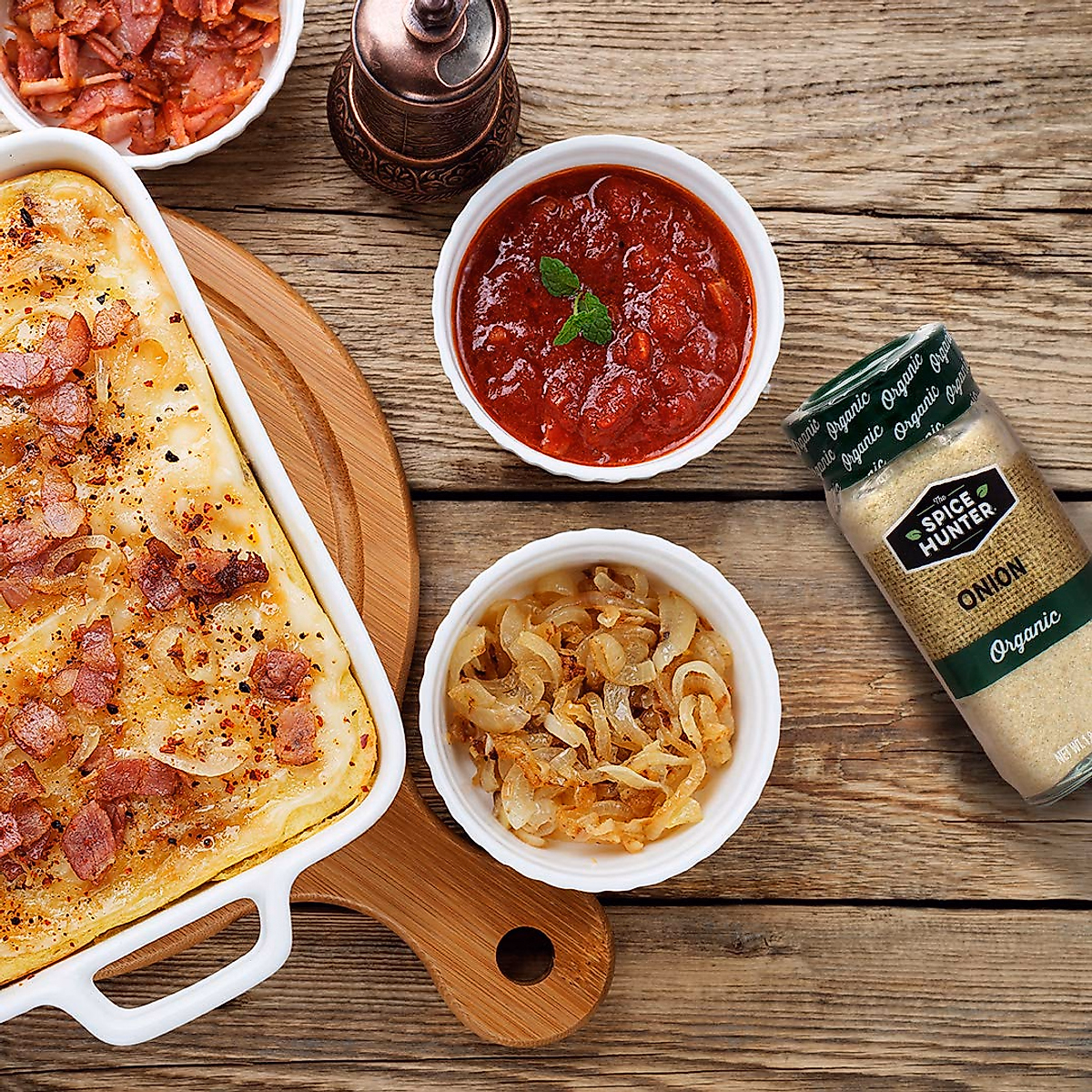 Spice Hunter, ONION PWDR ORG, 1.8 Ounce