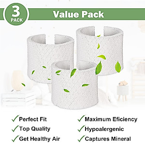 Future Way MAF2 Humidifier Filter Compatible with AIRCARE MA0800, Kenmore 15408 Humidifier, 3-Pack
