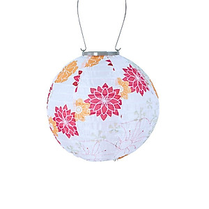 Allsop Home & Garden 31578 Glow Solar Lantern44; Floral Bloom
