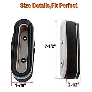 HIFROM 2PCS AIR Filter Replacement for Honda GXV160 HR216 HRU216 HRA216 HRU216D HUT216 HRU19 New 17211-ZE7-W03 7-08351