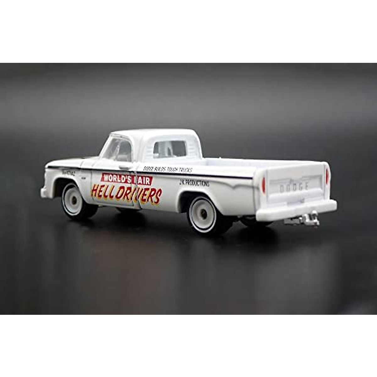 1966 Dodge D-100 Pickup Truck, White - Greenlight 30331/48-1/64 Scale Diecast Car