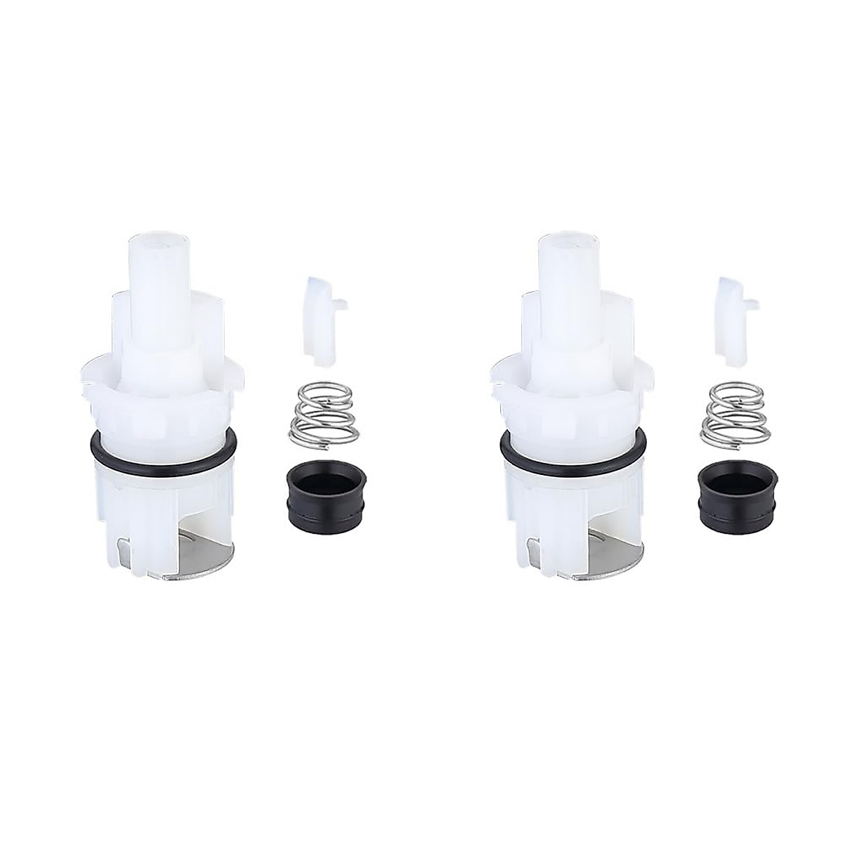 4PCS RP25513 Faucet Stem Assembly for Various Two Handle Faucet Repair Kit, Includes RP24096 Cartridge RP4993 Seat and Spring RP24097 Turn Stop1/4