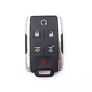 WFMJ for Chevrolet Chevy Tahoe Suburban GMC Yukon Keyless Entry 6 Buttons Remote Smart Key Case Shell Fob