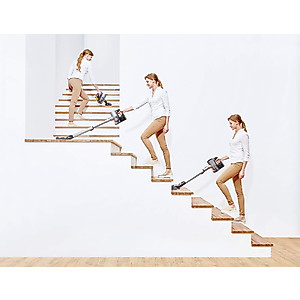 LG CordZero A9 Stick Vacuum Charge Plus, Matte Silver, A906SM, Powerful. Cordless. Long-Lasting, Powerful Suction, Cleans Carpets and Hard Floors, Includes Extra Battery, Flexible Storage Modes
