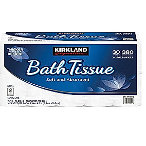Kirkland Signature 2-Ply Bath Tissue, 30 Rolls