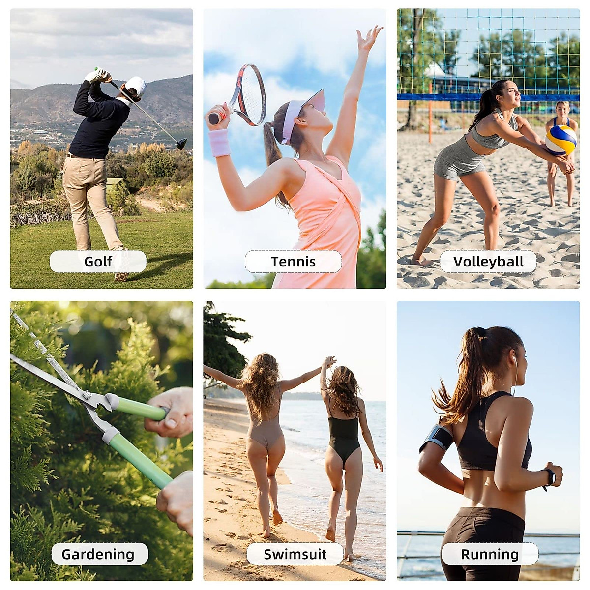 ADHOKMJL 80s 90s 80'S 90'S Visor Hats for Women Men, Adjustable Wide Brim Sun Caps for Sports Golf