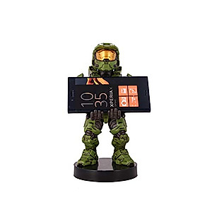 Exquisite Gaming: Halo: Master Chief - Mobile Phone & Gaming Controller Holder, Device Stand, Cable Guys, Xbox Licensed Figure