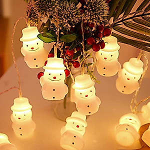 3m 20LED-Snowman Christmas LED Snowman Light String Christmas Day Light String Holiday Garden Party Home Decoration