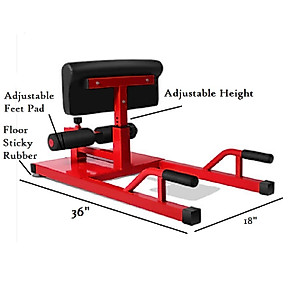 X-Factor 3 in 1 Sissy Squat Multi Function Machine Ultimate Home Gym Leg Extensions Abdominal Exercises Sit Ups Push Ups Deep Squat Workout Strength Training