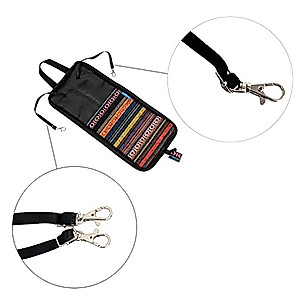 Drumstick Carrying Case,Portable Drum Stick Case Hanging Bag Exotic Style Percussion Accessories Drumsticks Carrying Handbag with Handle,Drum Accessories Folk Drumstick Gig Bag Pouch Unicorn