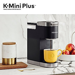 Keurig K-Mini Plus Coffee Maker with Green Mountain Coffee Roasters Favorites Collection Variety Pack, 40 Count